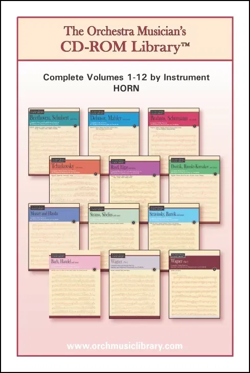 The Orchestra Musician's CD-ROM Library, Volumes 1-12 Horn Complete Set [12 CD-ROMs] - Subito ...